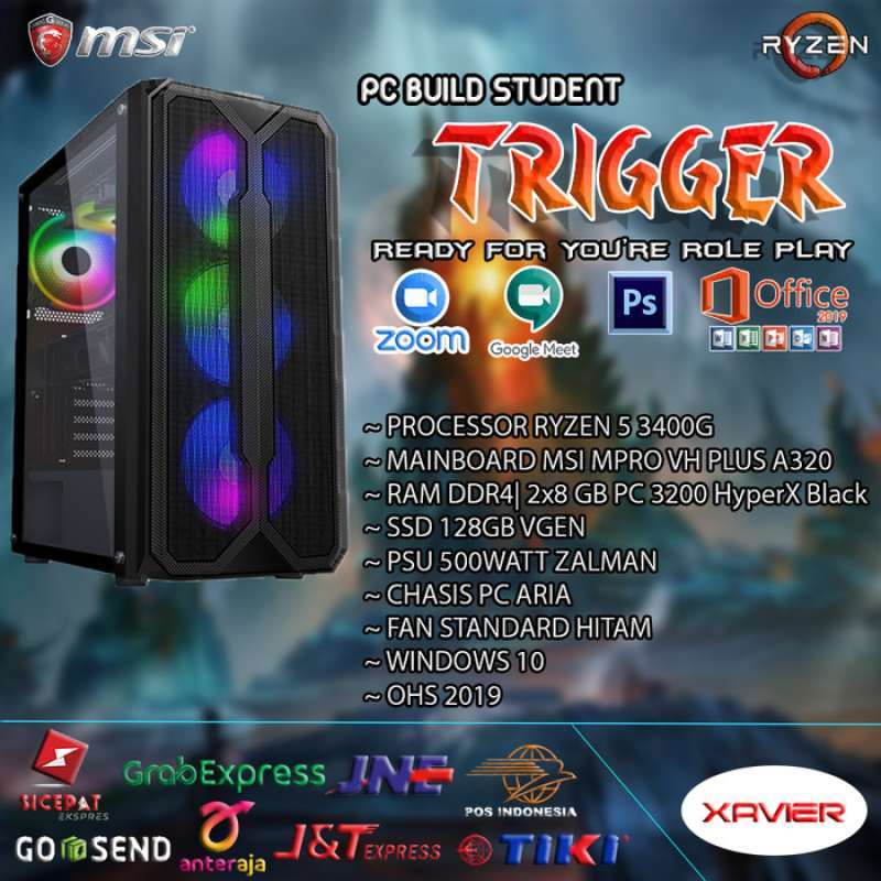 Promo Rakitan Pc Ryzen 5 3400g Diskon 23% Di Seller Gigaba Store - Kalibata, Kota Jakarta ...