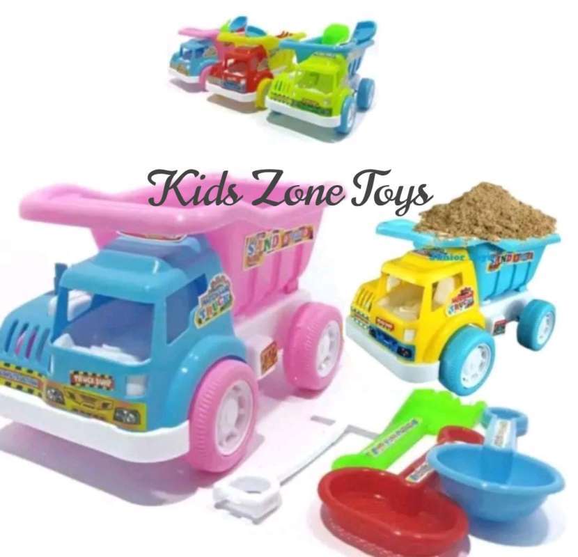 Jual Mainan Anak Truk Pasir Dan Sekop Lp2 / Mobil Dump Truck Murah ...