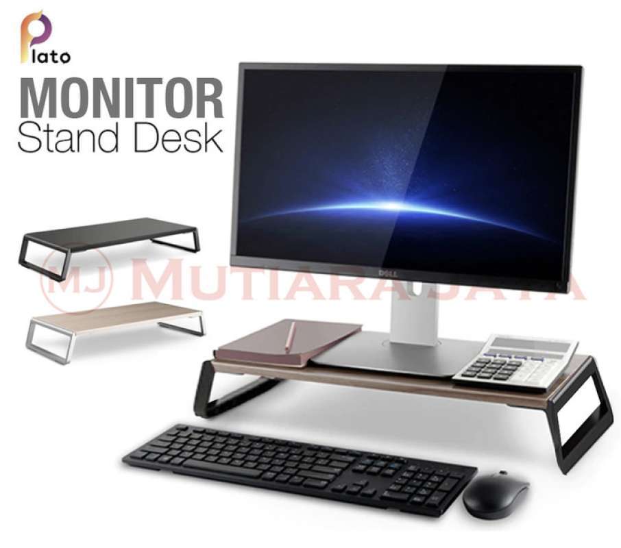 Jual Plato Monitor Stand Desk Riser Meja Monitor Komputer Pc Mac di ...