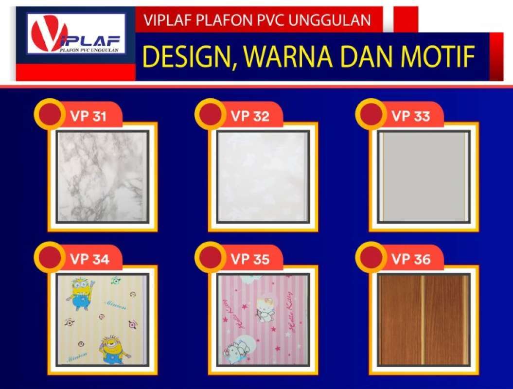 Jual Plafon Motif Pvc Viflap/ Plafon Vpc Atap Di Seller Bintang Selatan 347 Bdg Official Store ...
