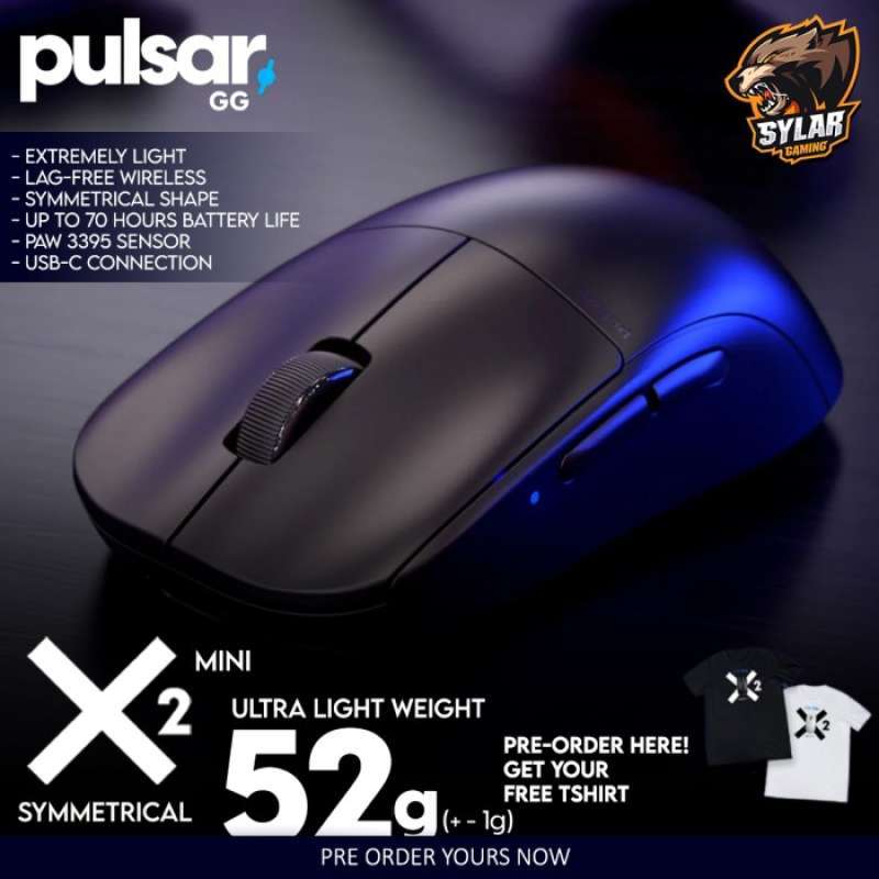 Promo Pulsar X2 Mini Extreme Lightweight Wireless Gaming Mouse Diskon ...