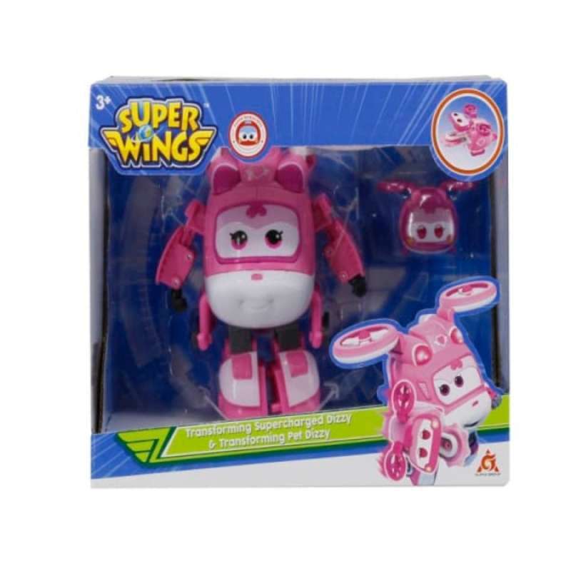 Promo Superwings Trasforming Supercharged Dizzy & Pet Dizzy Diskon 29% ...