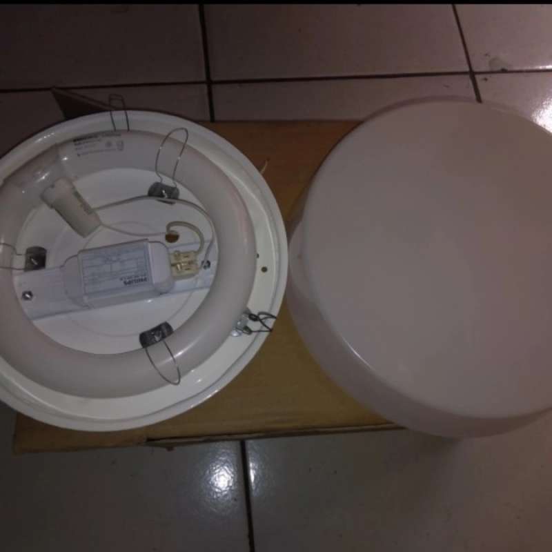 Promo Kap lampu plafon TL ring 22w bulat / Kap Baret 20w Bulat Kap ...