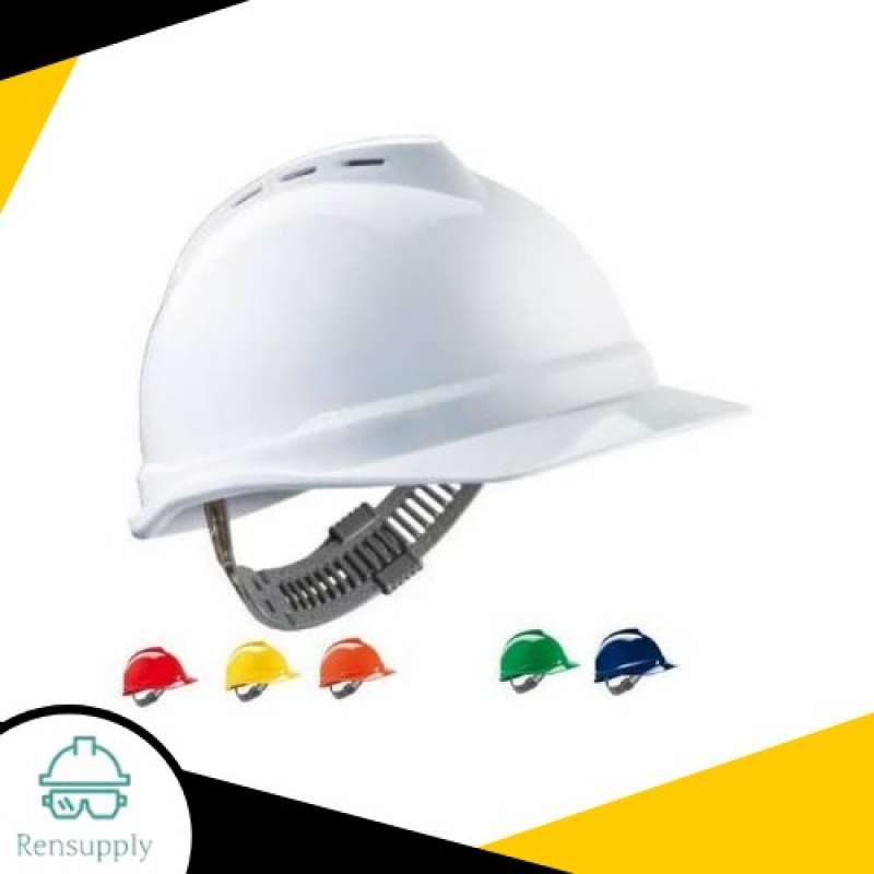 Promo Helm Safety/Helm Proyek MSA Vented Lokal Inner Biasa/Staz On ...