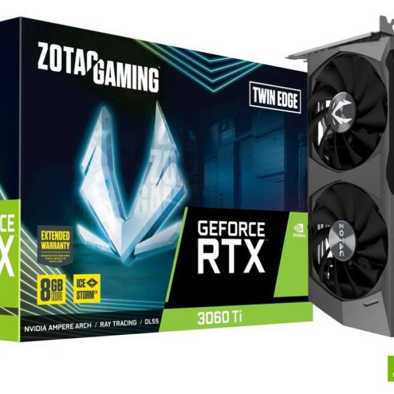 Promo Zotac RTX 3060Ti TWIN EDGE OC DUAL FAN 8GB DDR6 Diskon 23% di ...
