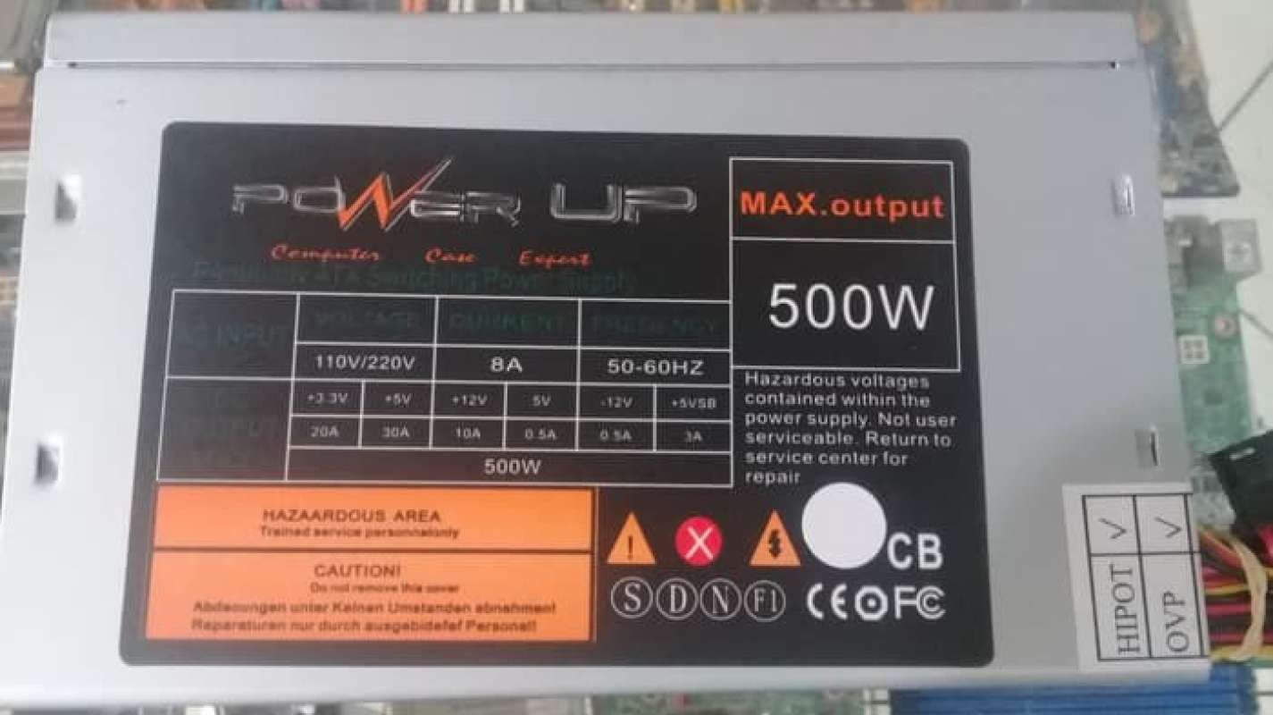 Promo POWER SUPPLY POWER UP 500W - FOR STANDAR PC - Multivariasi Multicolor Diskon 23% di Seller ...