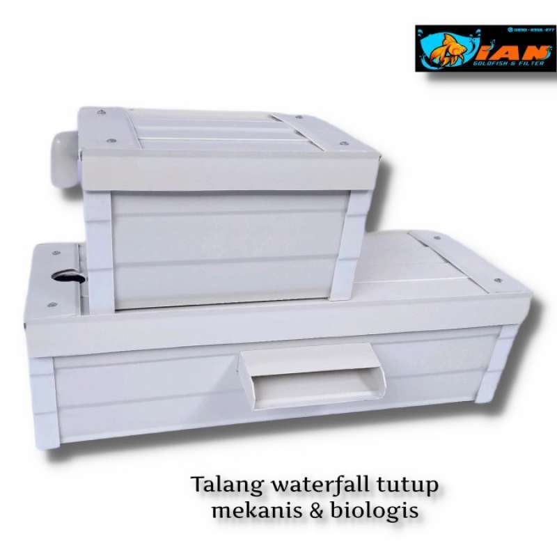 Jual talang filter aquarium 50 cm waterfall twin tower,full tutup di ...