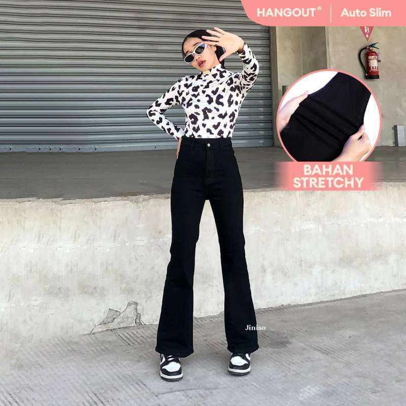 Promo Jiniso - Highwaist Stretch Cutbray Jeans 521 Hangout Diskon 62% ...