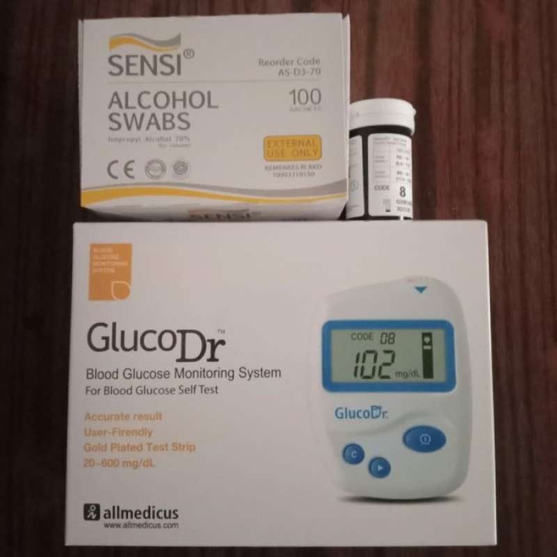 Jual Alat Cek Gula Darah Akurat -Glucose Monitoring System -Gluco Dr ...