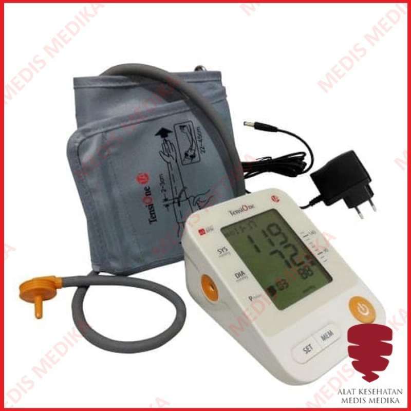 Jual Tensimeter Digital + Adaptor Alat Ukur Darah Tensi Tensione 1A ...