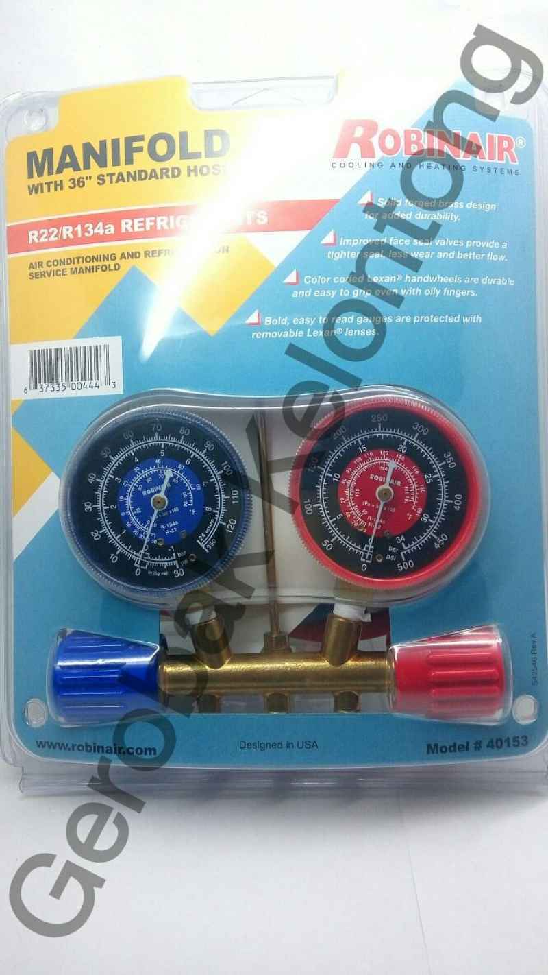 Promo Manifold / Analyzer AC Robin Air R22 / R134a Refrigerants Diskon 23% di Seller Waroka ...