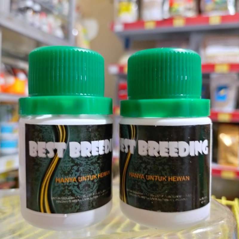 Promo best breeding 40ml vitamin ternak segala jenis burung Diskon 20% ...