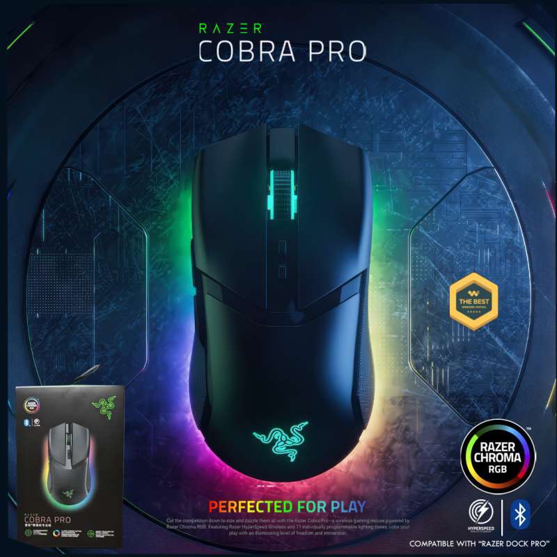 Jual Razer Cobra Pro - Customizable Wireless Gaming Mouse With Razer ...