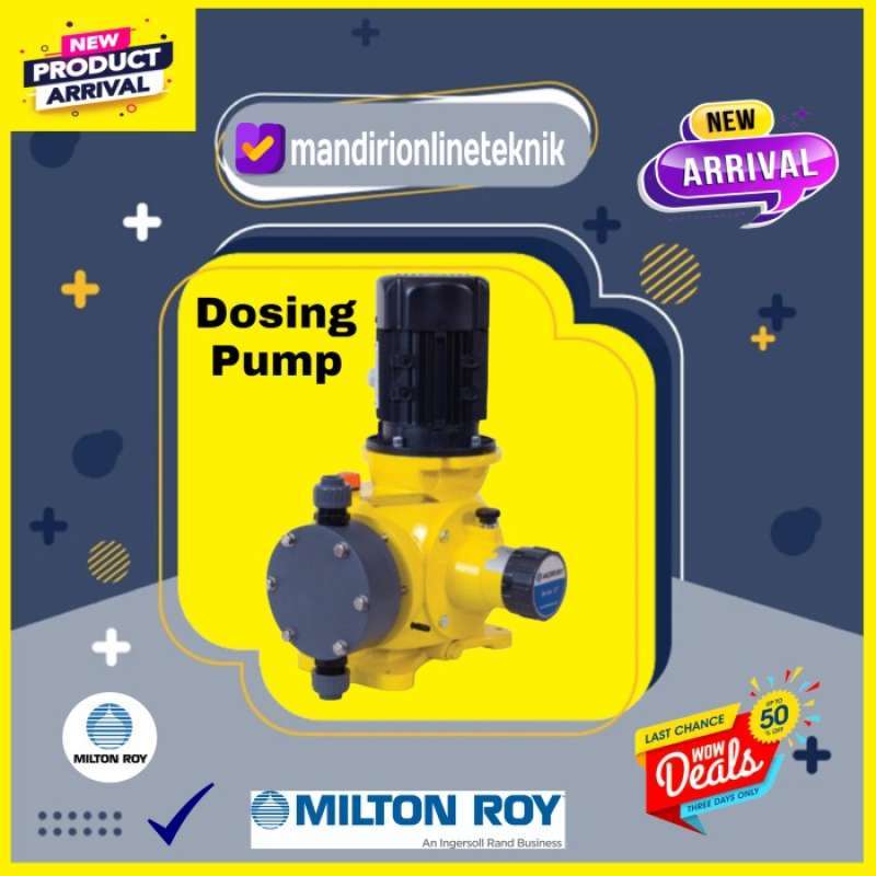 Promo DOSING PUMP LMI MILTON ROY GM-0330 315 LPH POMPA KIMIA DOSING PUMP Diskon 23% di Seller ...