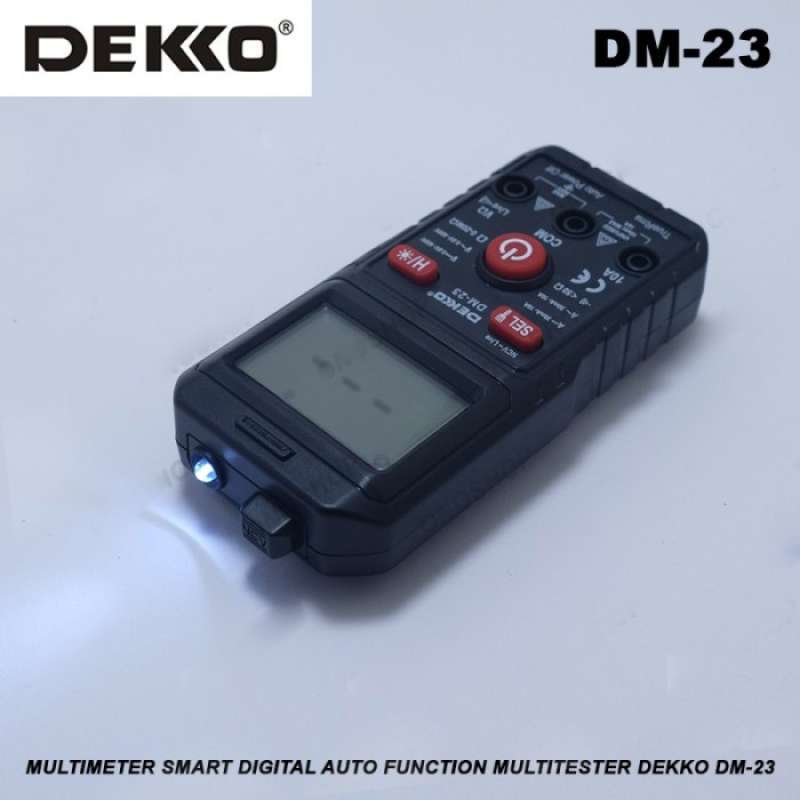 Promo DEKKO DM-23 MULTIMETER SMART DIGITAL AUTO FUNCTION MULTITESTER ...