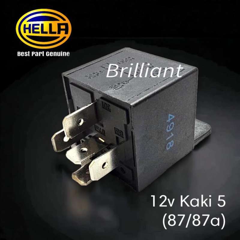 Promo Relay Hella - 12v Kaki 5 Pemutus 87a - Original Hella Diskon 2% ...