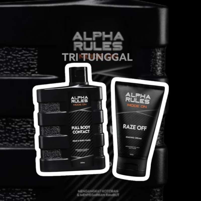 Promo ALPHA RULES DEDDY CORBUZIER PAKET BUNDLE FULL BODY RAZE OFF Sabun ...