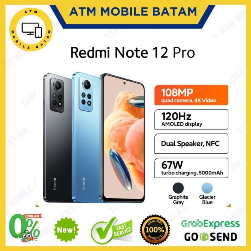 Jual Xiaomi Redmi Note 12 Pro (6gb/128gb) | (8gb/256gb) Di Seller Atm ...
