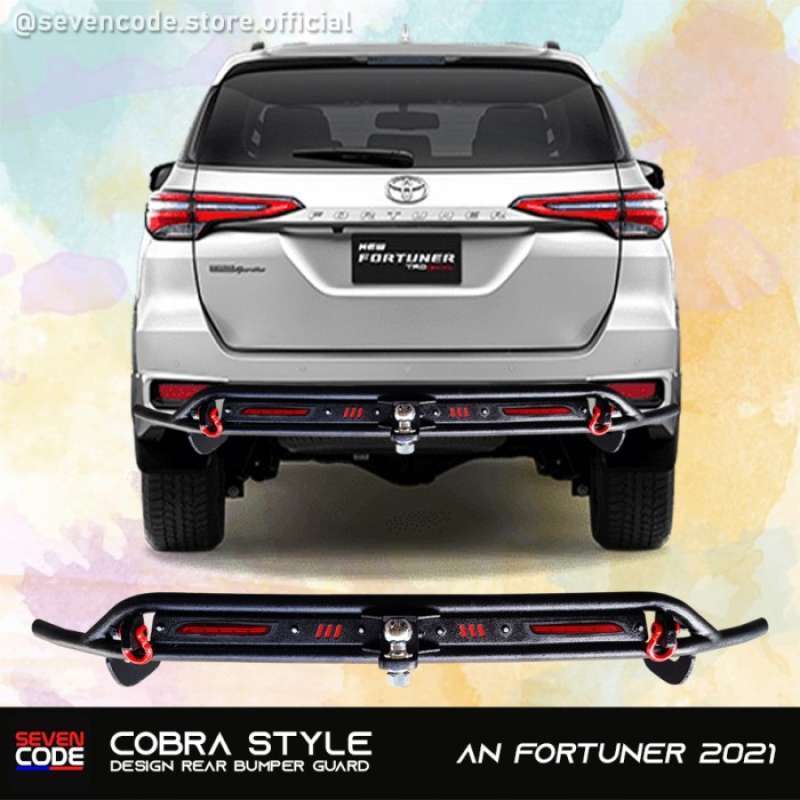Jual Rear Bumper Guard Fortuner Facelift - Cobra - SEVENCODE di Seller ...