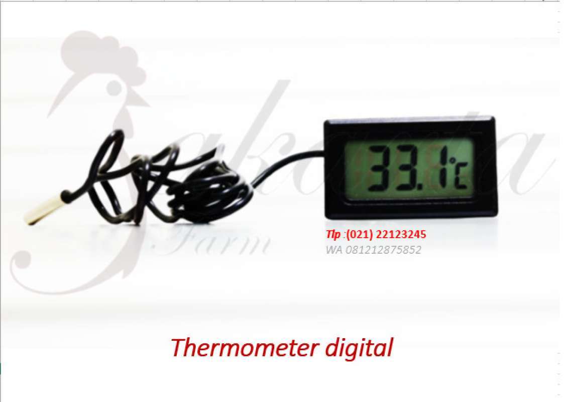 Jual Termometer Digital Mesin Tetas Telur sd ada baterai di Seller ...