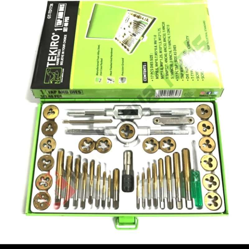 Promo Hand Tap Set Tekiro 40pcs - Hand Tap Mata Senai Diskon 26% Di ...