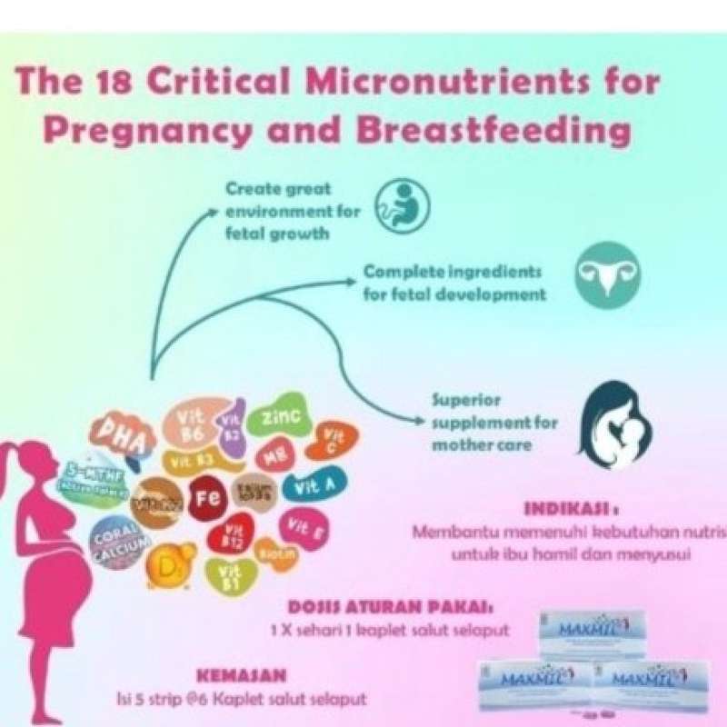 Jual Maxmil Nutrisi Ibu Hamil Dan Menyusui Di Seller Zami Store ...