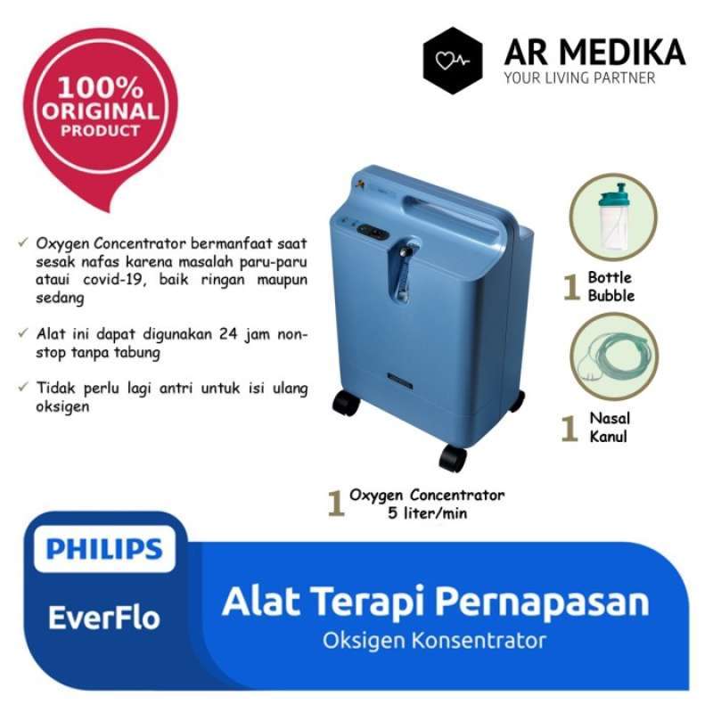 Promo Philips Everflo Oxygen Concentrator Alat Konsentrator Oksigen ...