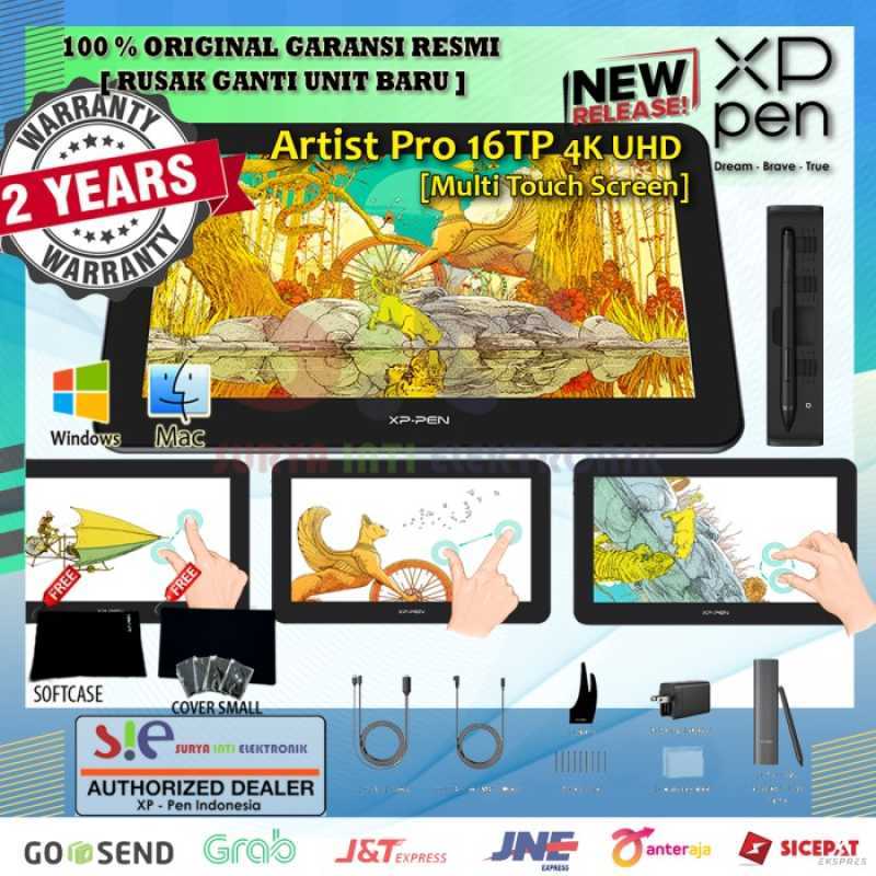 Jual XP-Pen Artist Pro 16TP 4K UHD Touch Screen Drawing Pad Tablet ...