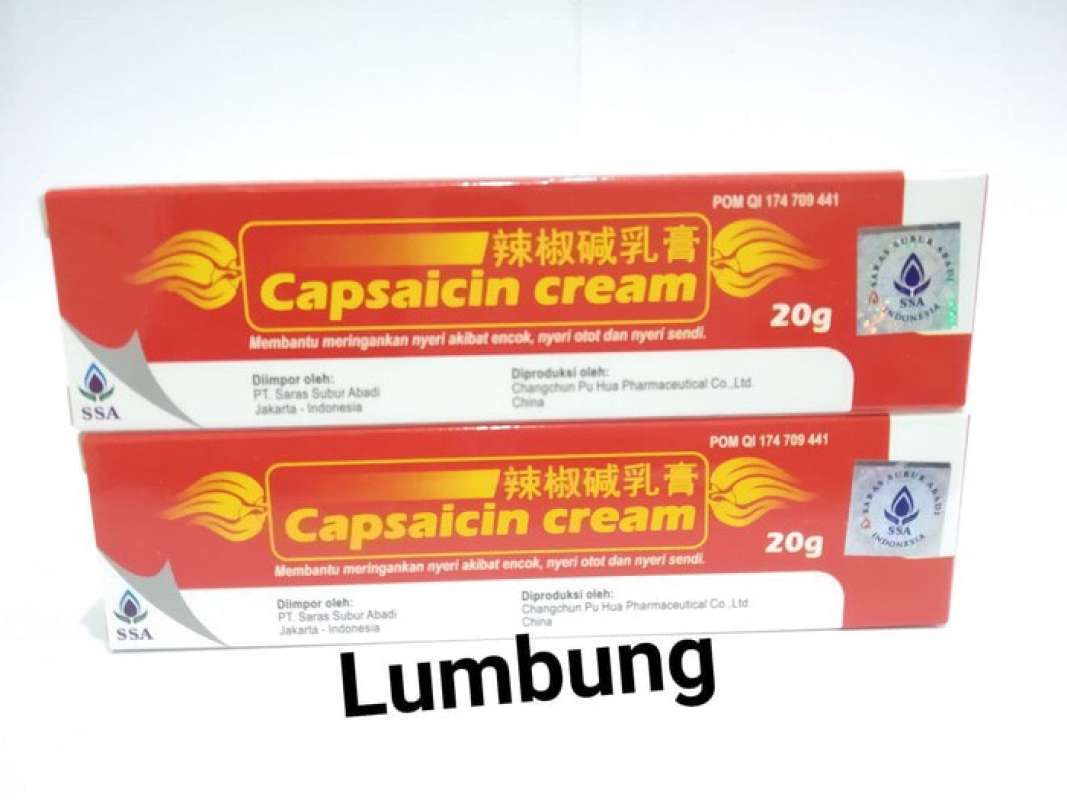 Promo Salep Capsaicin Cream Encok Pereda Nyeri Otot /Sendi Dan Memar ...