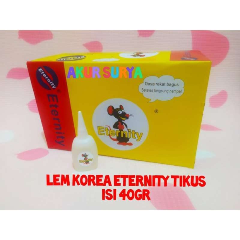 Promo Isi 24 Pcs Pas 1 Kilo Lem Eternity Jumbo Gambar Tikus Dus Box Lem Diskon 23% di Seller ...