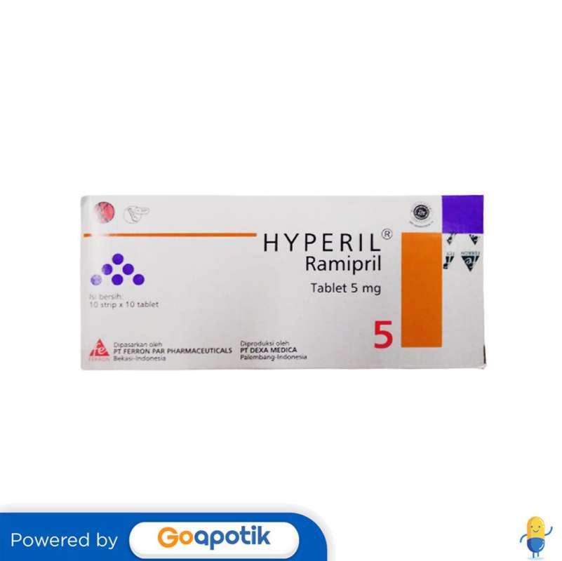 Jual HYPERIL 5 MG BOX 100 TABLET di Seller Apotek Zenturion - Margahayu ...