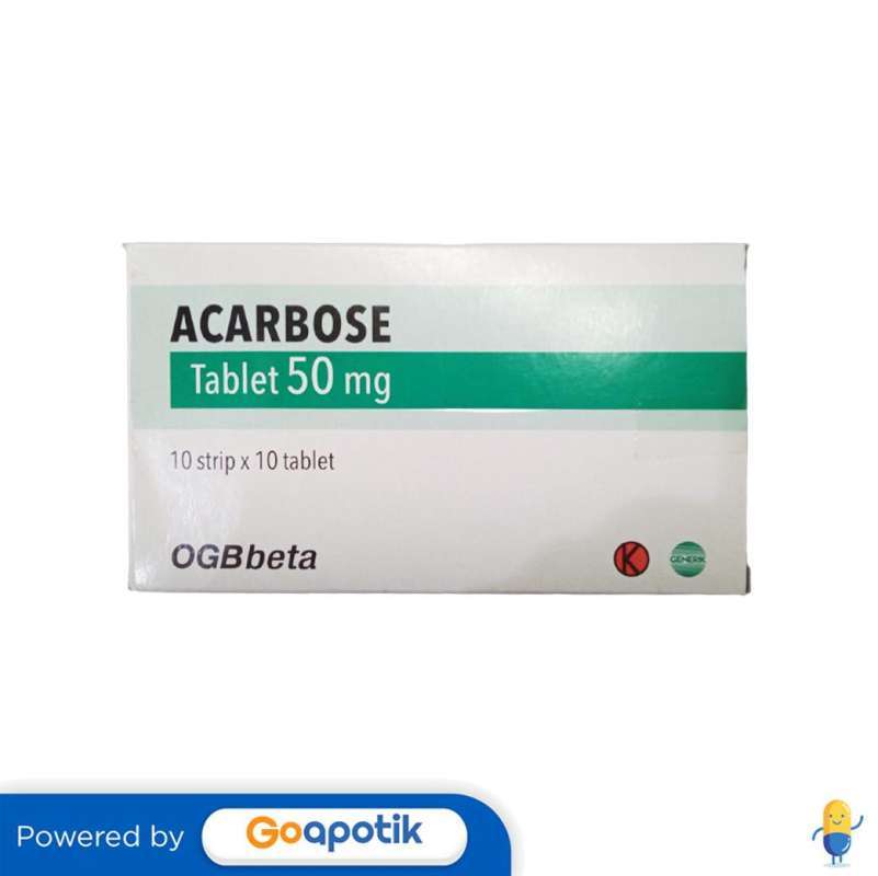 Jual Acarbose Ogb Beta 50 Mg Box 100 Tablet Di Seller Apotek A.k.a ...