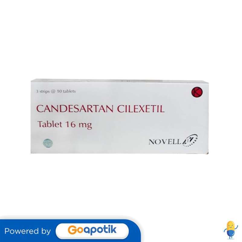 Jual CANDESARTAN NOVELL 16 MG BOX 30 TABLET di Seller Apotek Keluarga ...