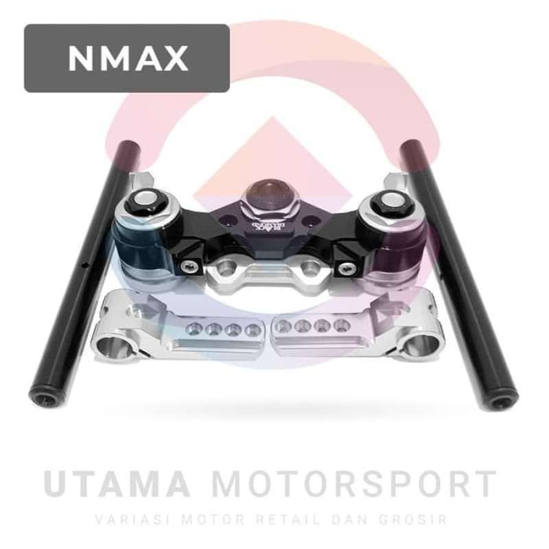 Promo STANG JEPIT YAMAHA NMAX BLACK DIAMOND FULL CNC ALUMUNIUM Diskon ...