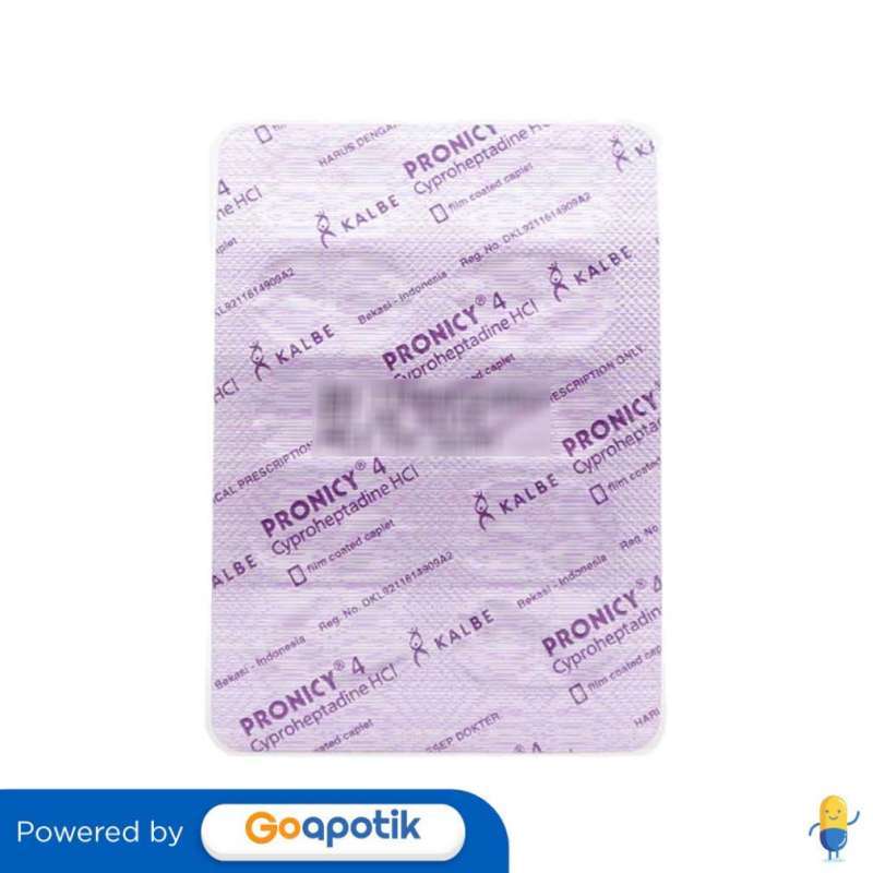 Jual PRONICY 4 MG STRIP 10 TABLET di Seller Apotek Jitu - Sei Buah ...