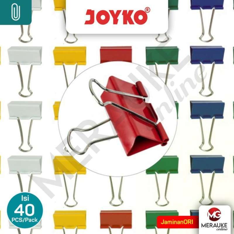 Jual Binder Klip Joyko Toples Warna 107cd (isi 40 Pcs) Di Seller ...