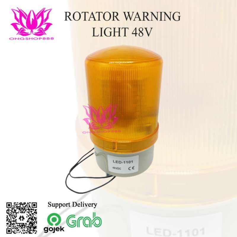 Promo Rotator Warning Light 48V Lampu Rotari Strobe Forklift Universal ...