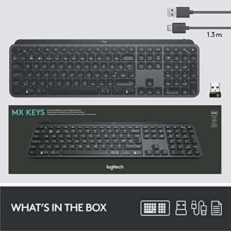 Promo Keyboard Logitech MX Keys Advanced Wireless Illuminated Diskon 23% di Seller Hunter Shop ...