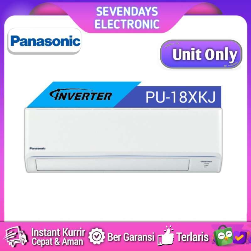 Promo AC 2 PK PANASONIC PU18XKJ SPLIT INVERTER CS/CU-18XKJ R32 POWER FULL Diskon 23% di Seller ...