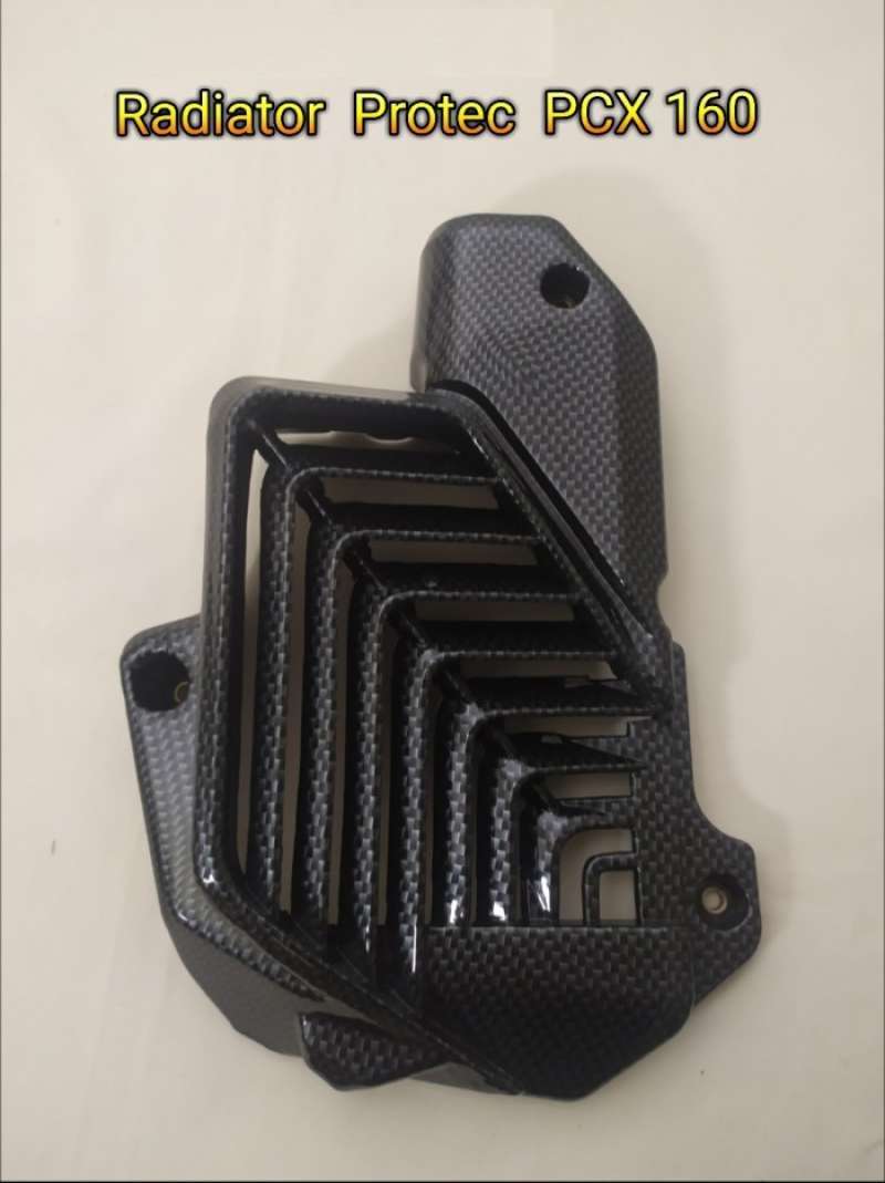 Promo Tutup Radiator Pcx 160/ Vario 160 Karbon Hitam Diskon 23% Di ...