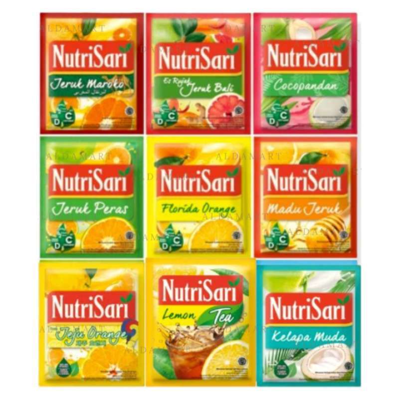 Promo Nutrisari 31 Varian Rasa 1 Renceng Isi 10 Sachet - Jeruk Jepang ...