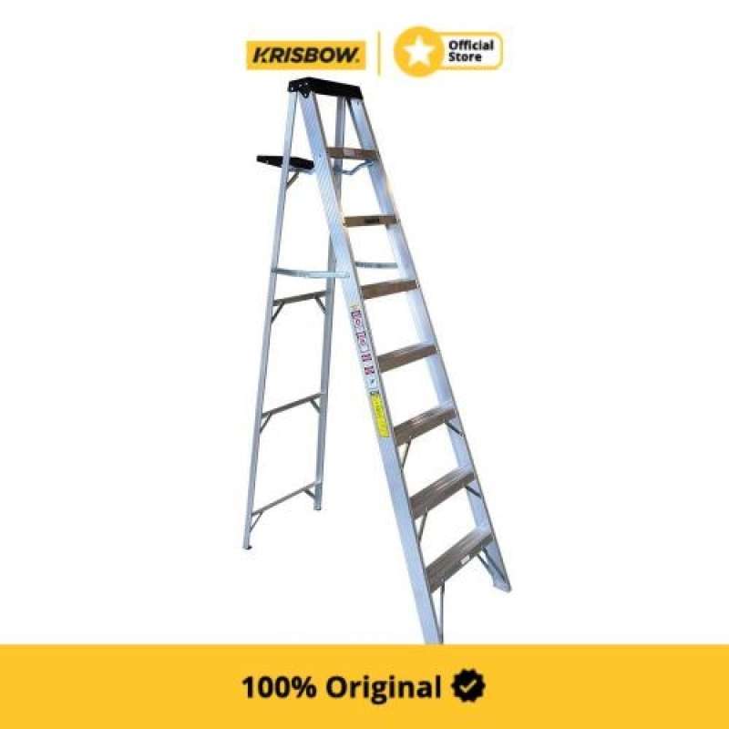 Promo Krisbow Tangga Lipat Aluminium Heavy Duty 10 Step 3 Mtr Diskon 15 ...
