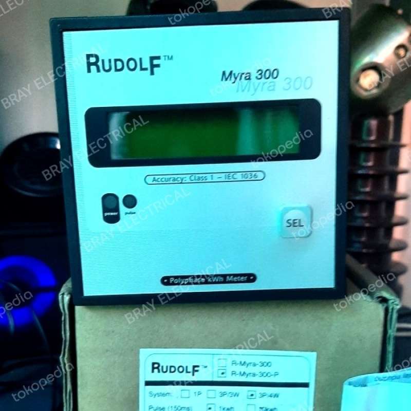 Jual R-myra-300-p Polyphase Kwh Meter Rudolf 60/5a Di Seller F Style Al ...