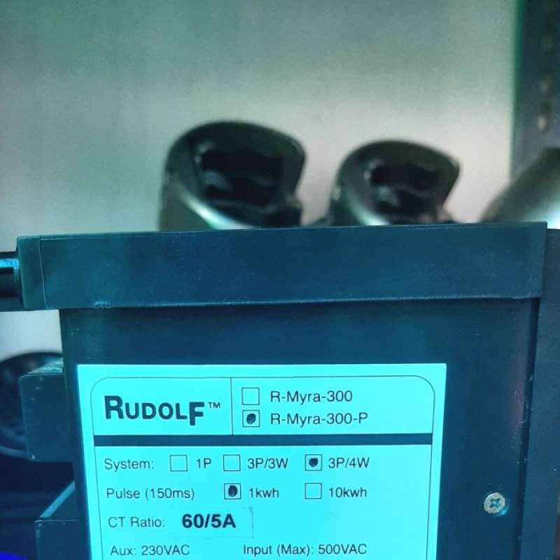 Jual R-myra-300-p Polyphase Kwh Meter Rudolf 60/5a Di Seller F Style Al ...