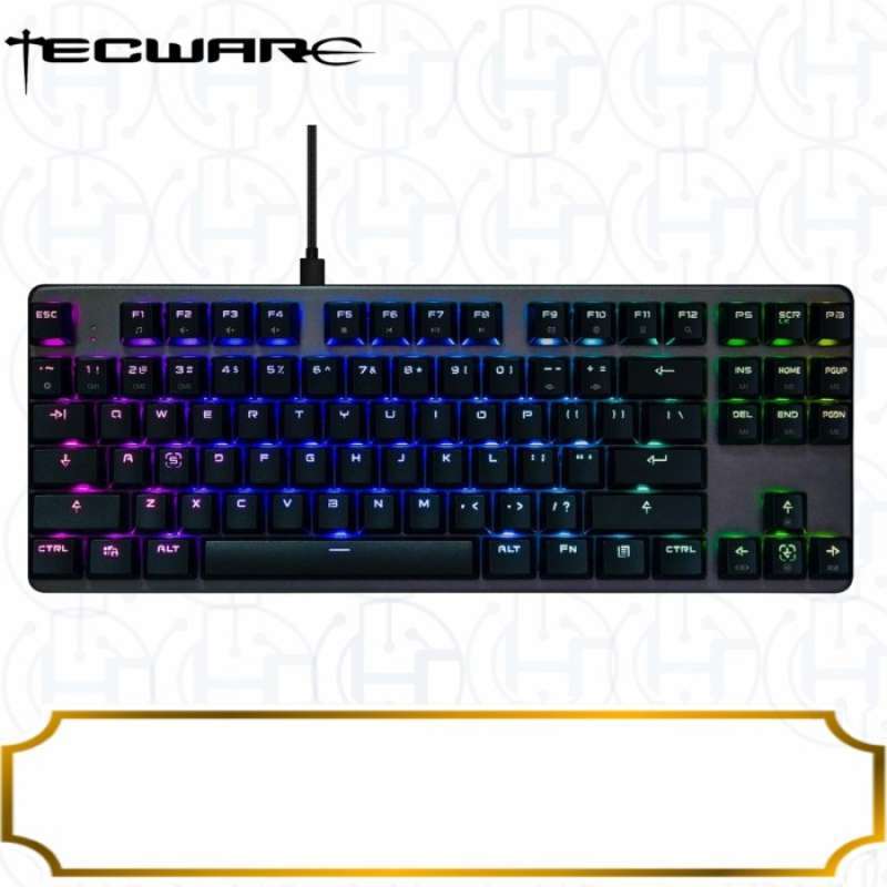 Jual Tecware Phantom L RGB TKL Low Profile Mechanical Keyboard Blue Switch di Seller Tuskar ...