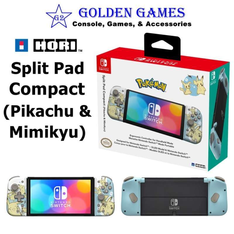 Jual Hori Split Pad Compact For Nintendo Switch V2/oled - Pikachu ...