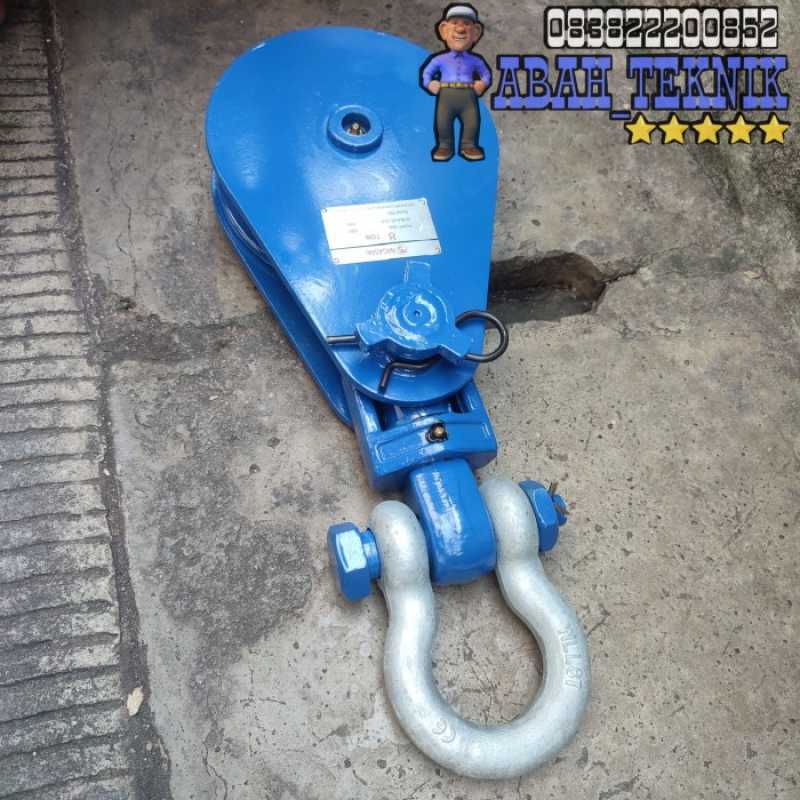 Promo Snatch Block 8 Ton NAGASAKI LS 8X 1 Wire Rope Pulley Block Heavy ...