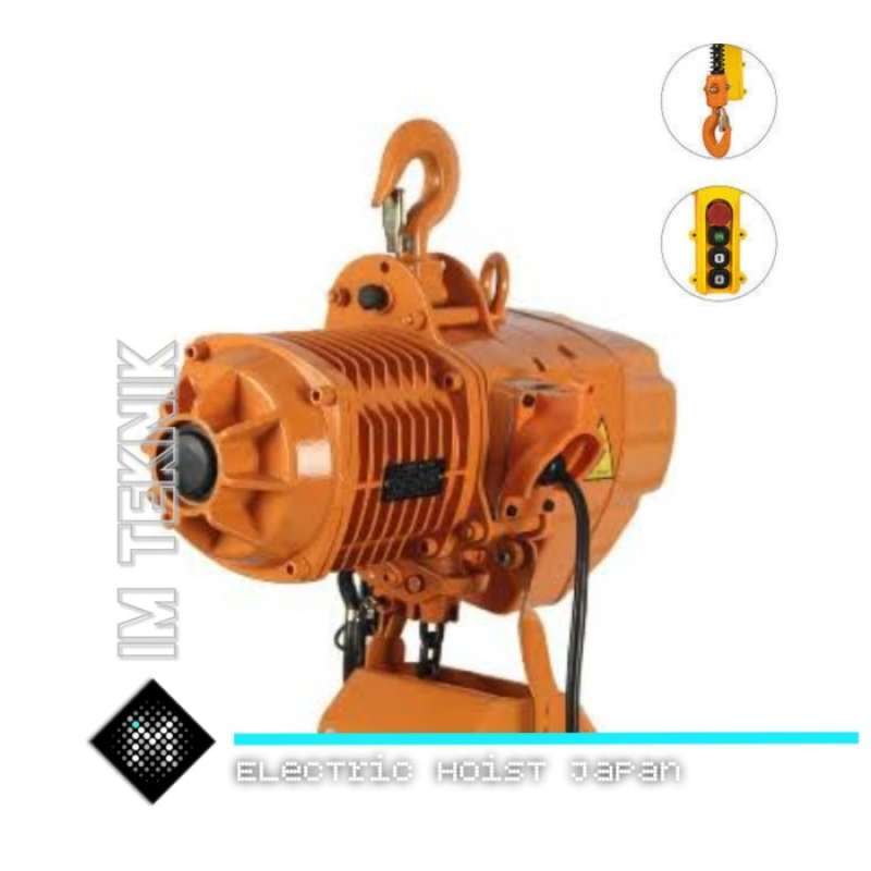 Promo chain hoist electric elektrik 3 ton katrol lifting rantai JAPAN ...