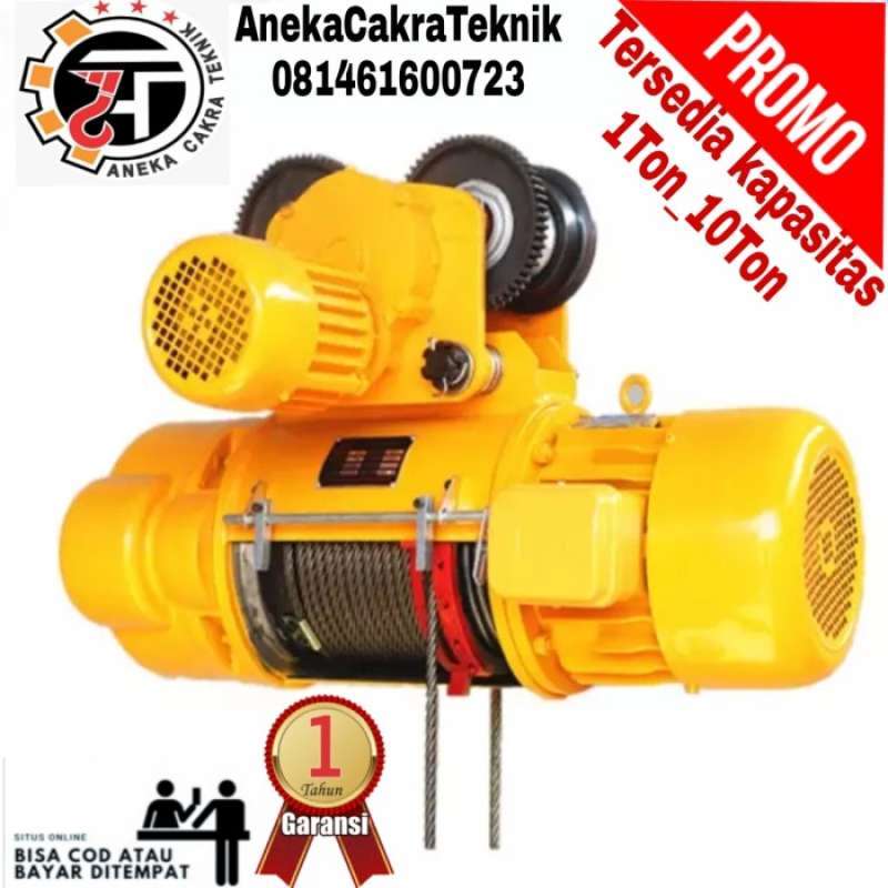 Promo Electric wire rope hoist 1 ton x 12 meter TOKYO LIFT JAPAN(promo ...