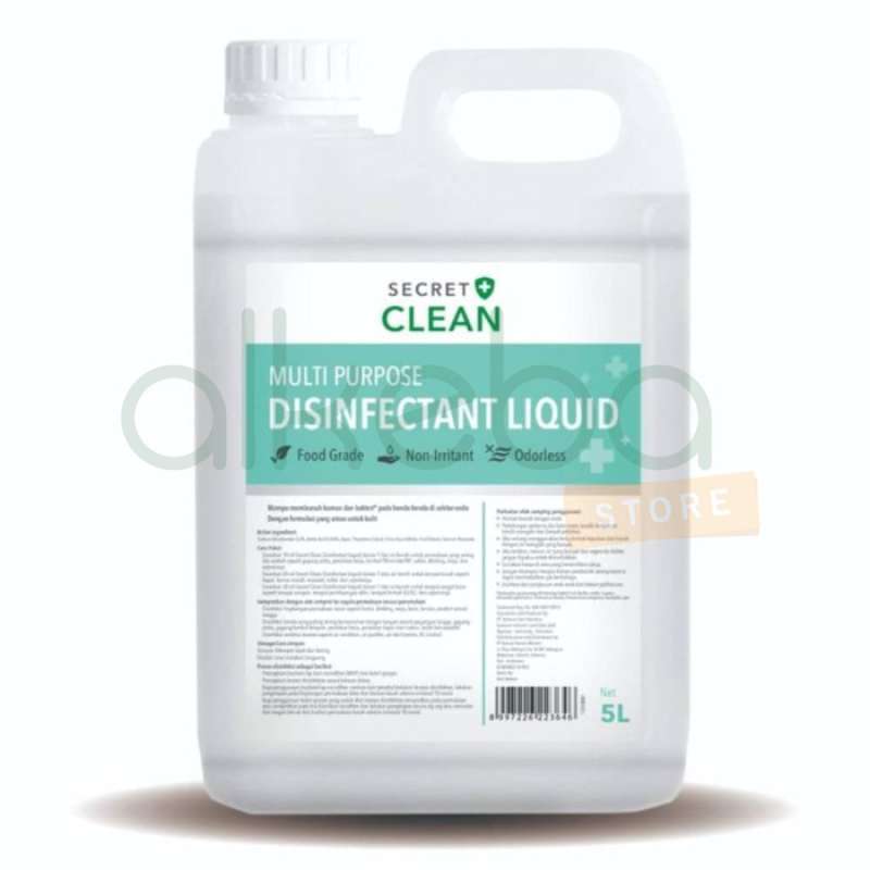 Promo Secret Clean Disinfectant Liquid / Multi Purpose Desinfectan 5 ...